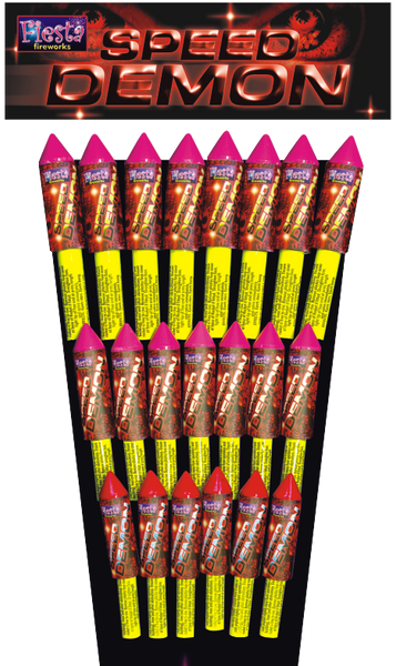 Speed Demon Fireworks 21 Rockets – Fireworks Town