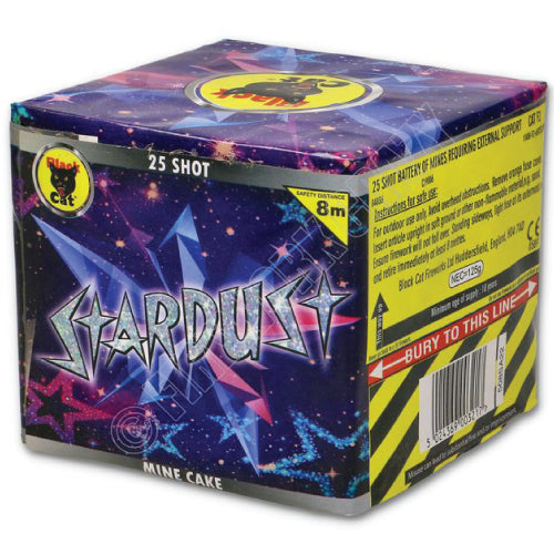 Stardust 25 Shot Firework Cake – Fireworks Town